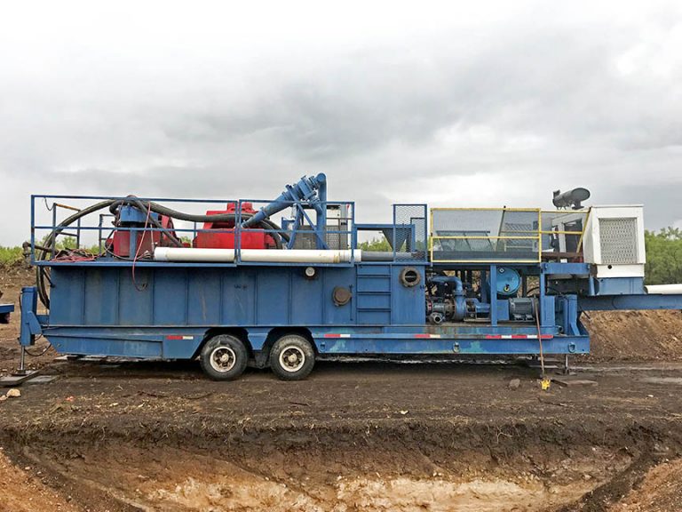 American Augers Custom Mud Cleaning System | Drilling Equipment Resources