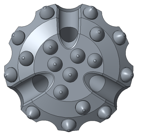 Halco 6 ½” Mission M60 DTH Bit | Drilling Equipment Resources